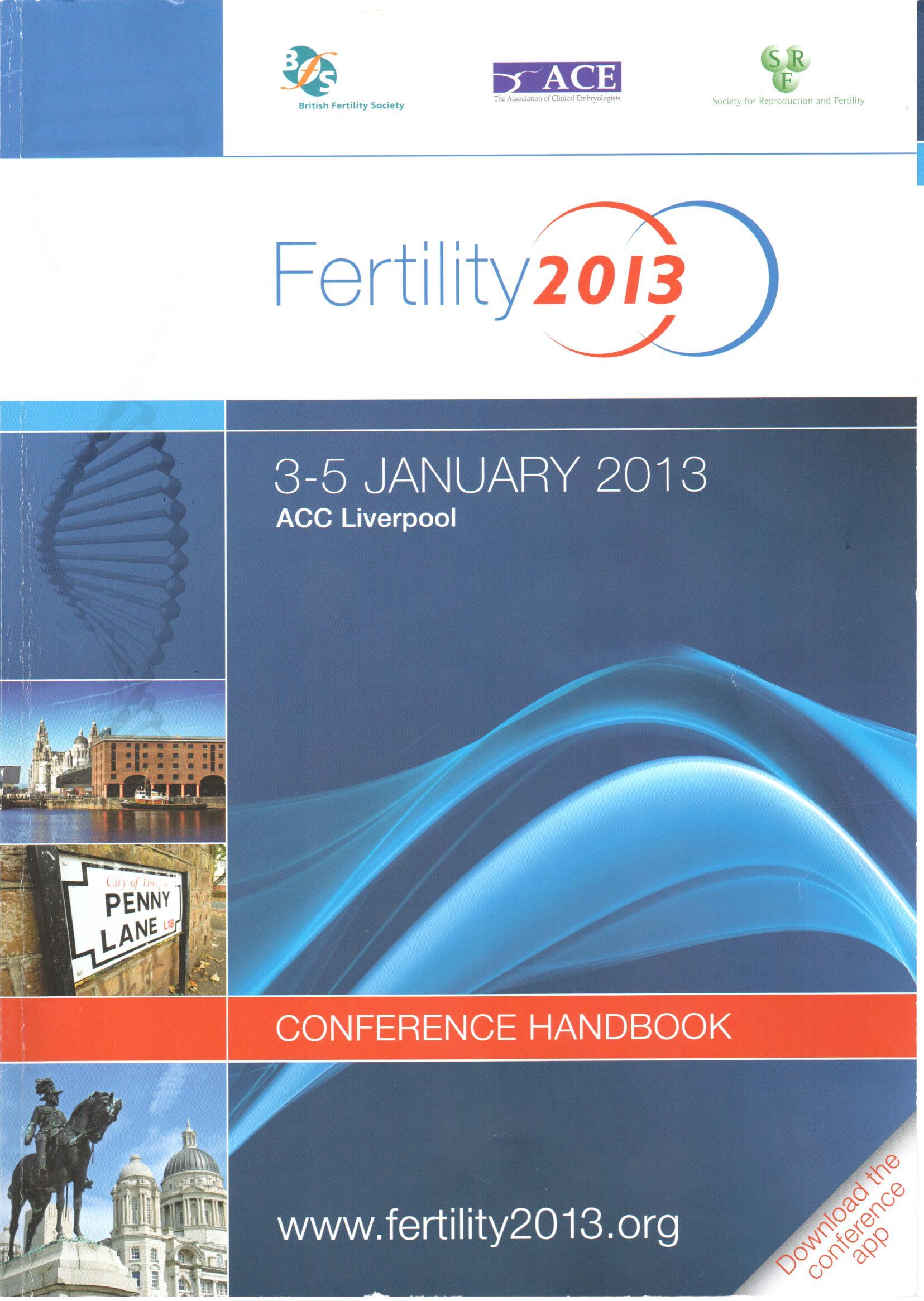 IB presentations in the“British Fertility Society” conference